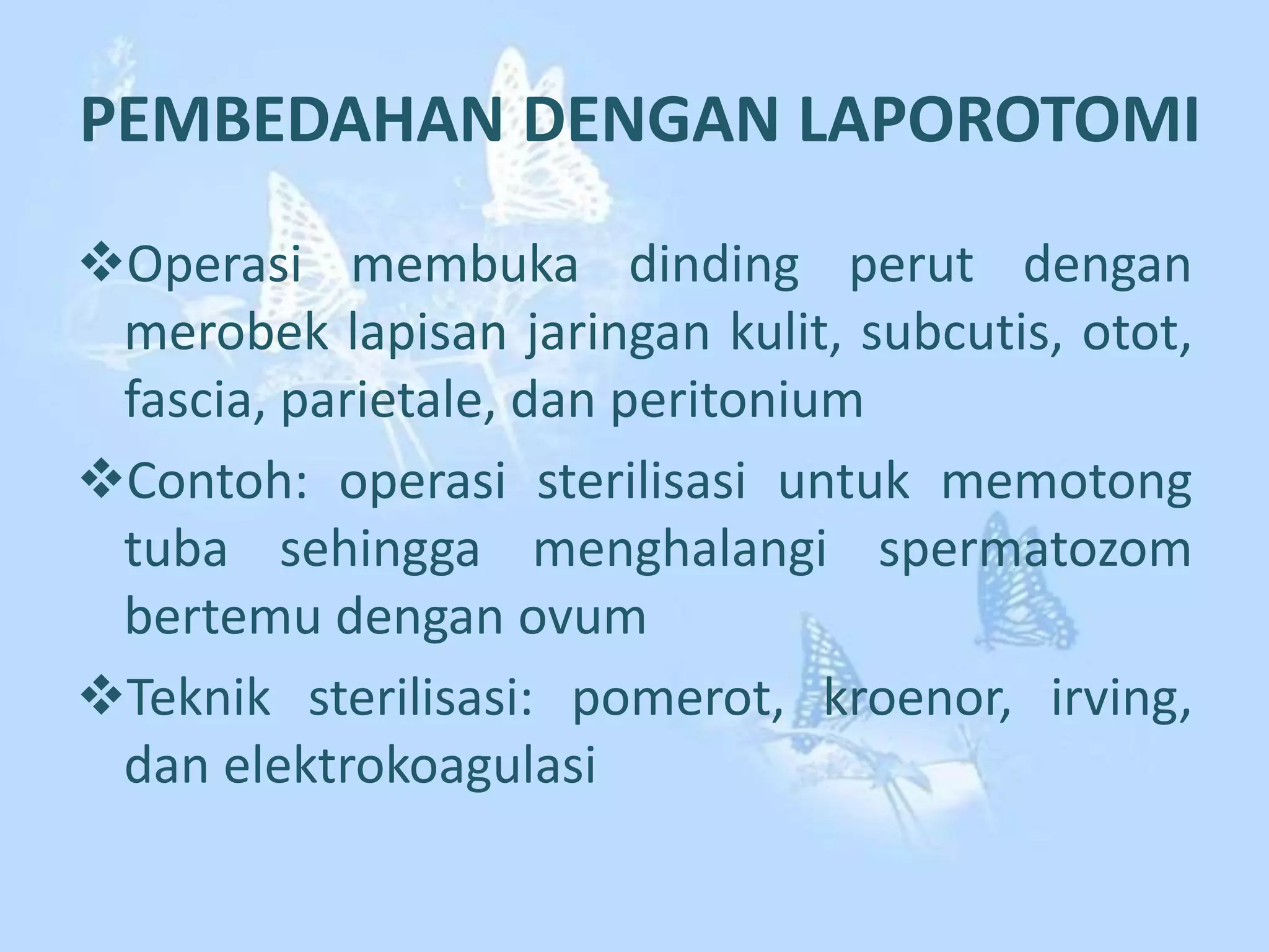FISIOTERAPI PADA BEDAH KEBIDANAN Fisioterapi Kesehatan Wanita 20221031 ...