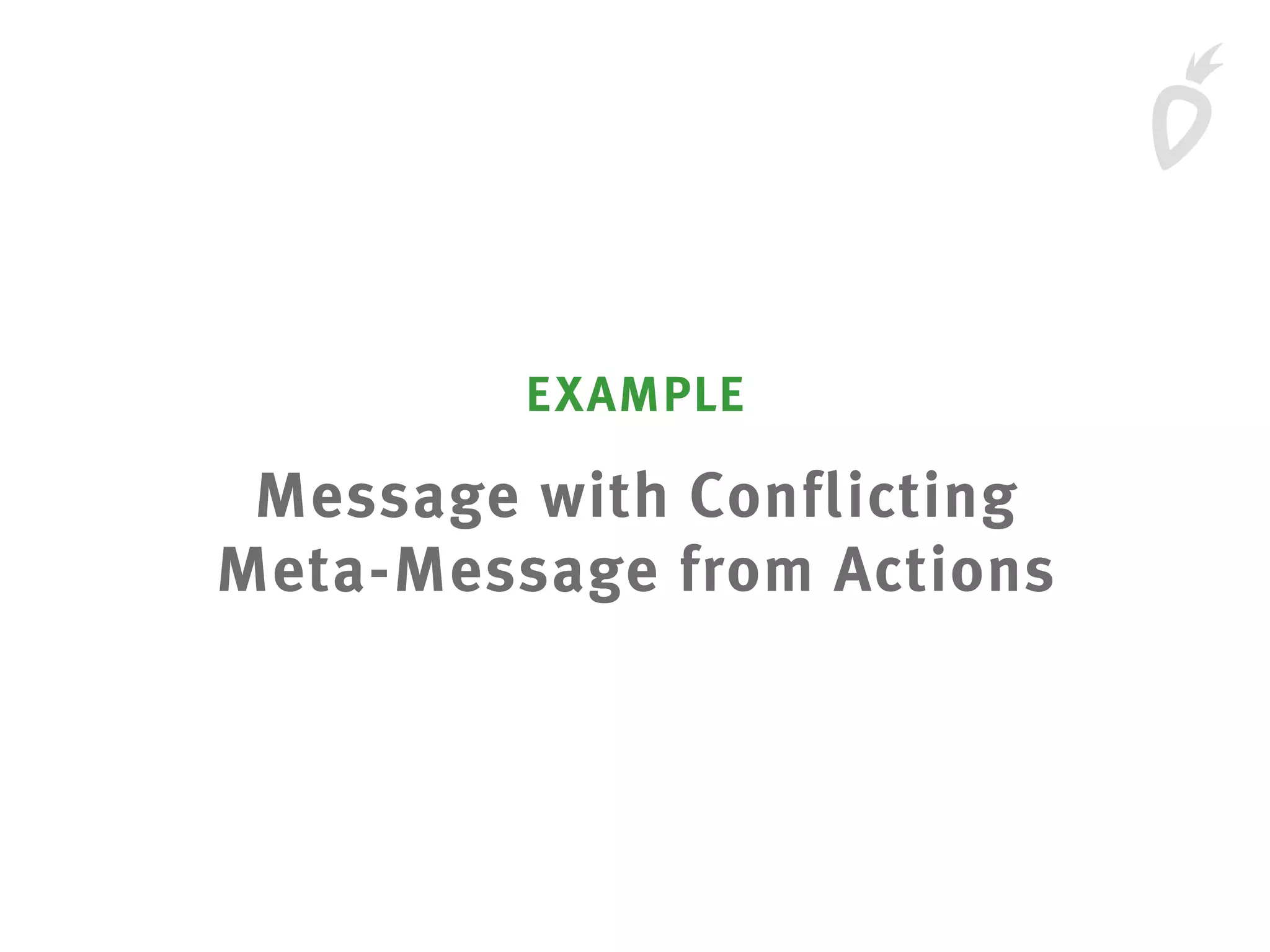 Josiah Fisk - The message and the meta-message: How to assess and ...