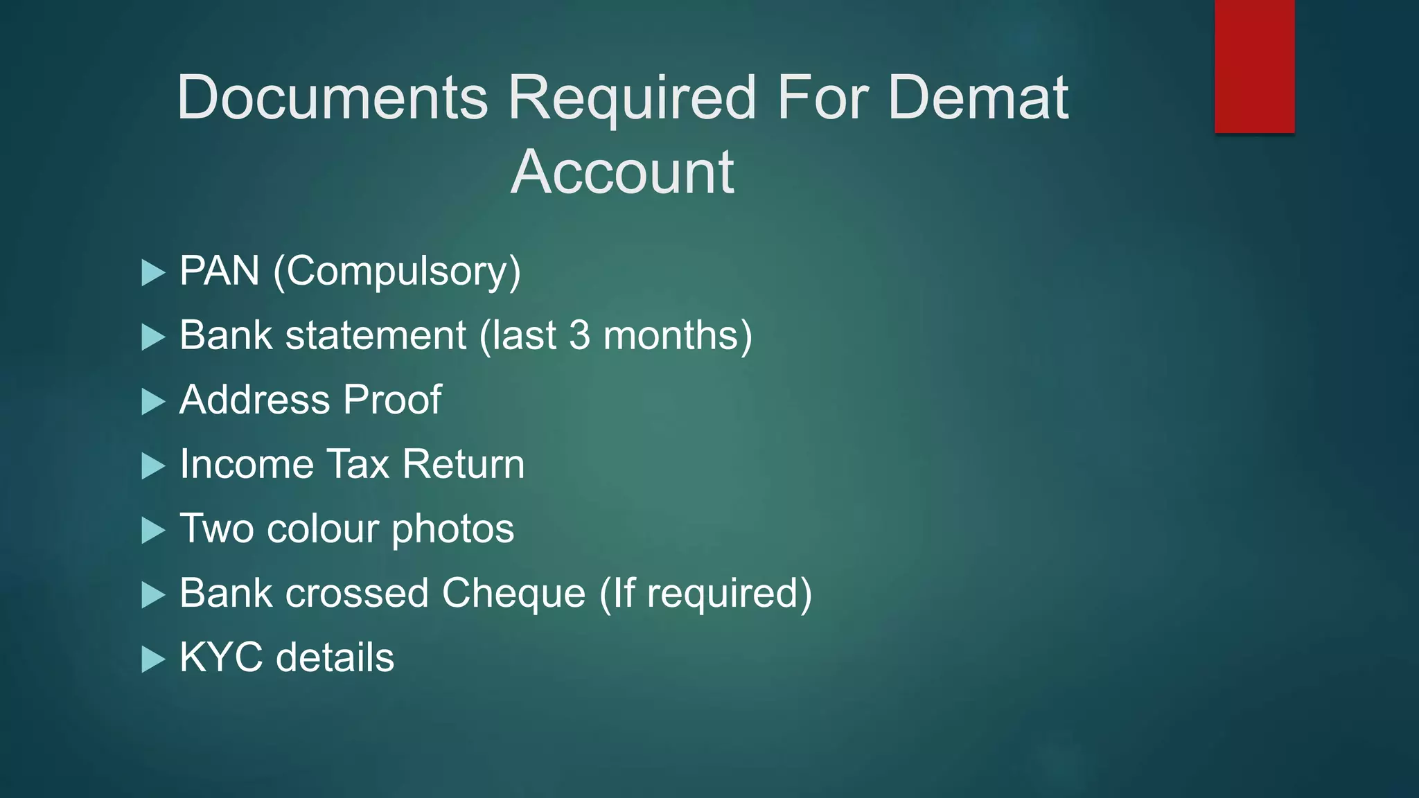 DEMATERIALISATION:MODES & PROCEDURE | PPTX