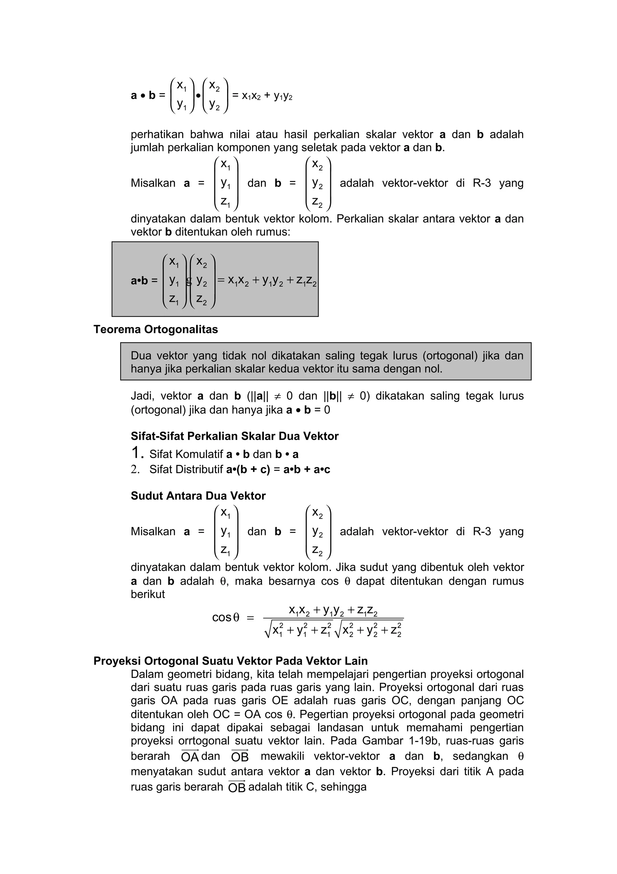 Fismat Kel. 4 Matriks & Vektor | DOC