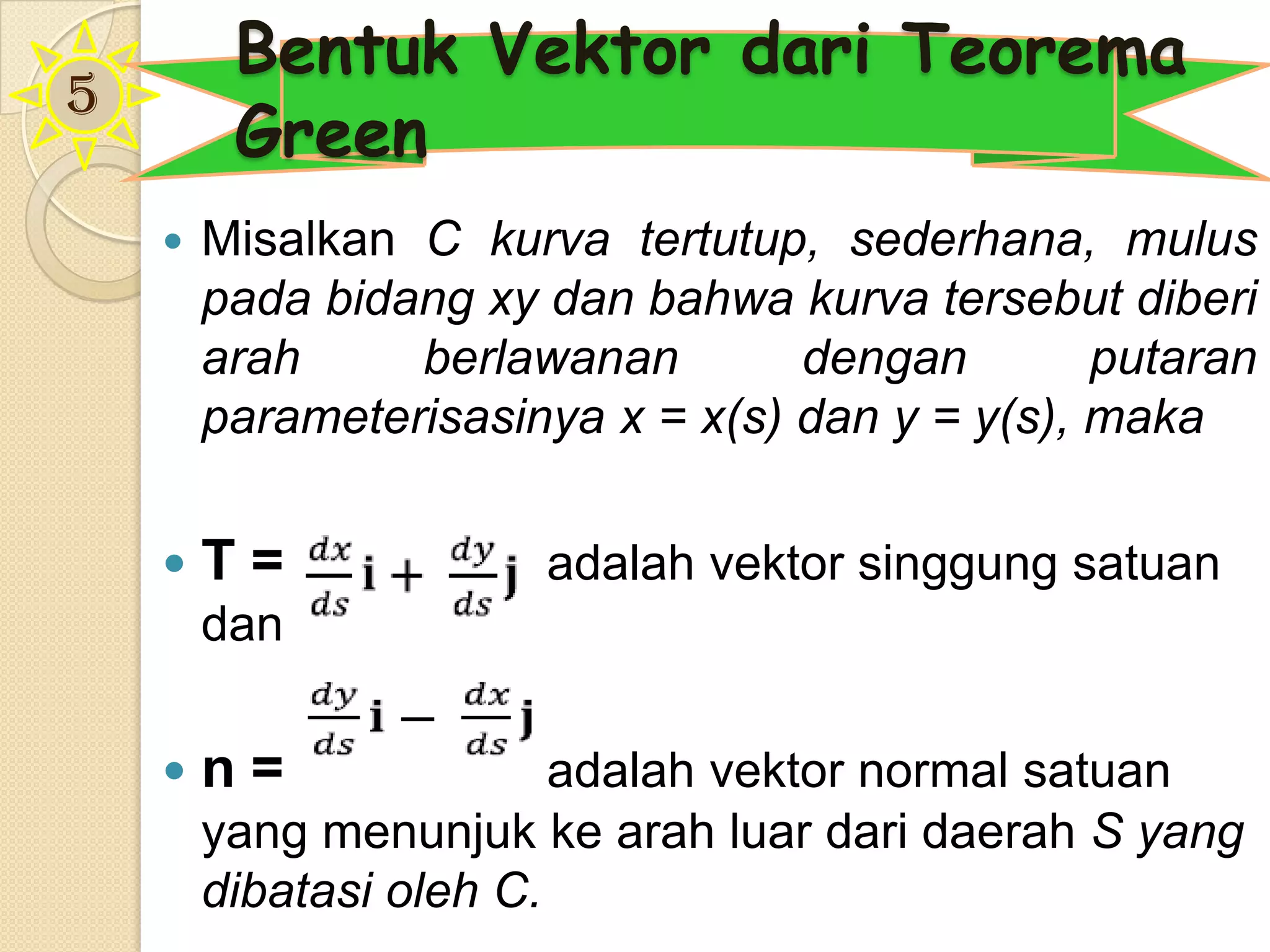 Fismat teorema green k2311073 & k2311075 | PPTX