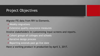 FIS Migration Plan | PPT