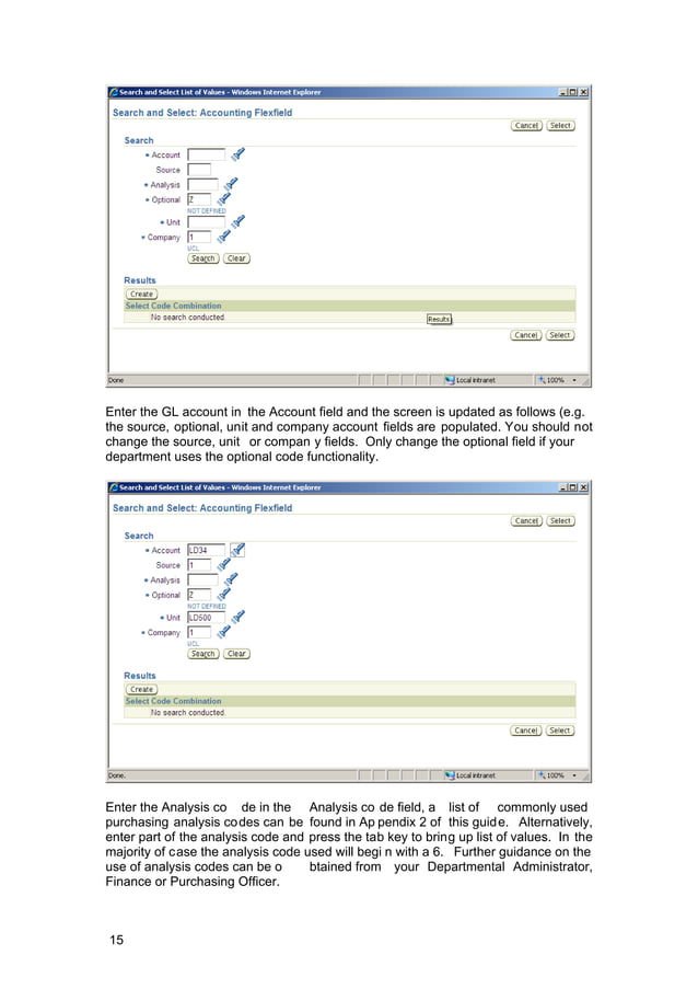 FIS Oracle iProcurement | PDF