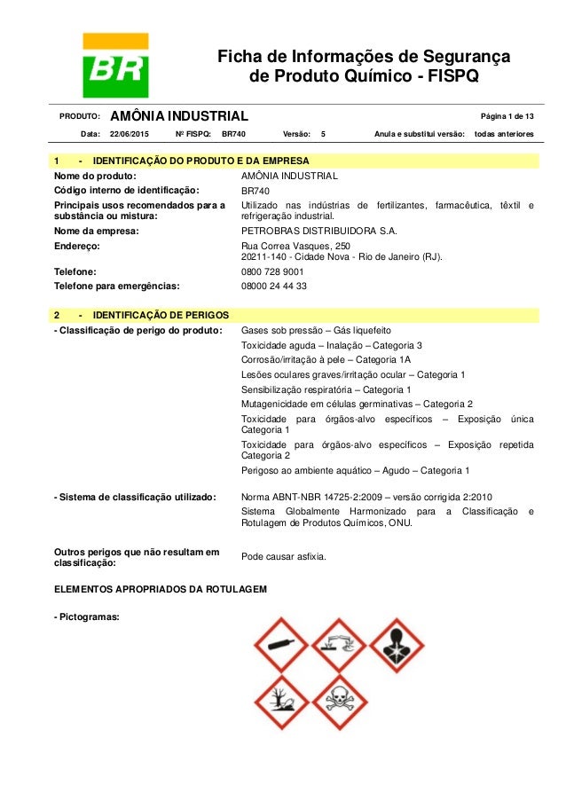 Fispq quim-amonia-industrial