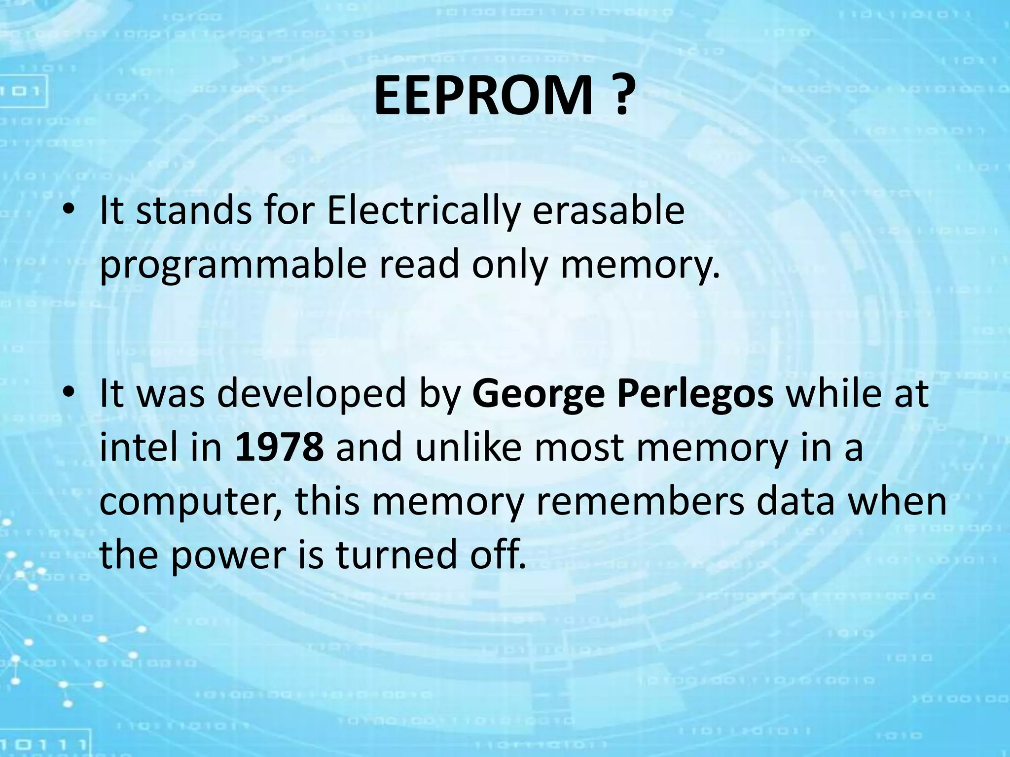 Computer Memory Systems | PPT