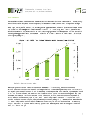 The Case for Promoting Debit Cards: Why They Are Still a Growth Product ...