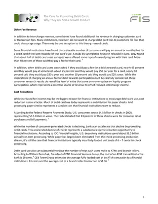 The Case for Promoting Debit Cards: Why They Are Still a Growth Product ...