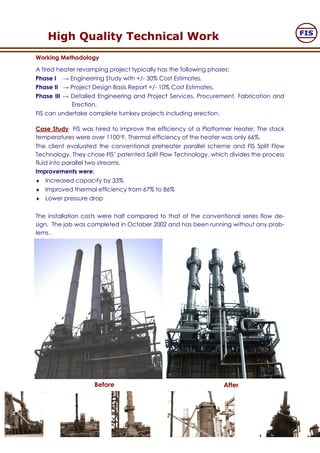 Have FIS Revamp your current Heater for Savings! | PDF