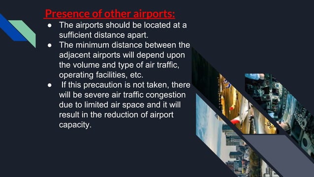 Factors influence site selection of an airport | PPTX