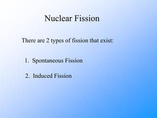 Fission and fusion | PPTX