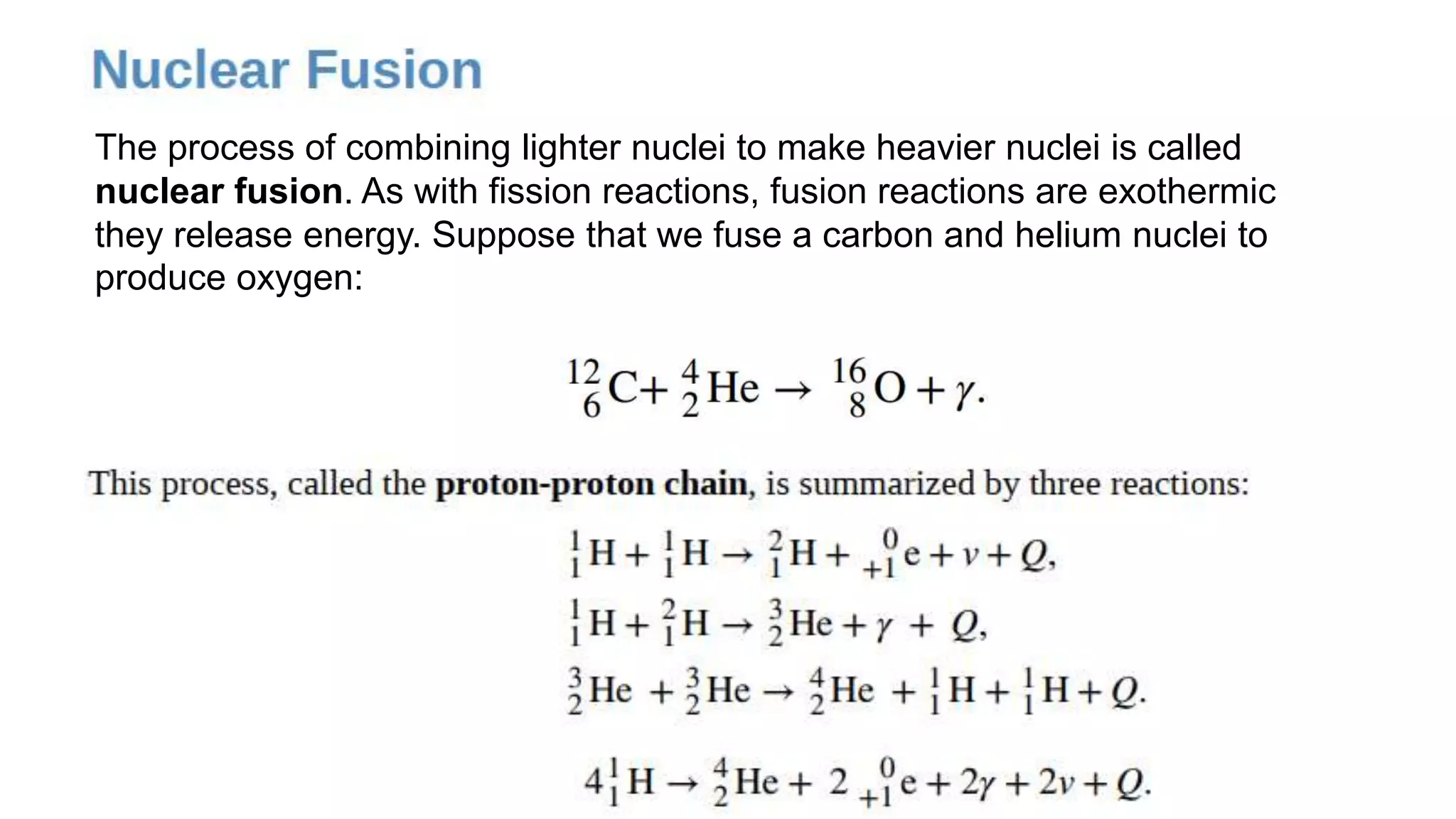 Fission and fusion | PPTX