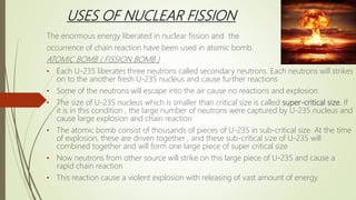 NUCLEAR FISSION AND NUCLEAR FUSION by sujith kp | PPTX