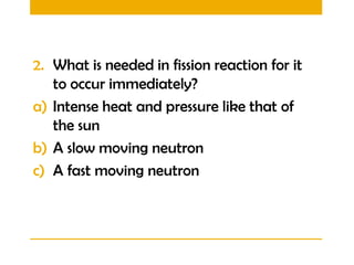 Fission reaction | PPT