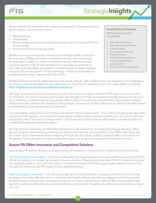 Fis strategic insights vol 8 june 2012 | PDF