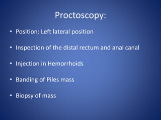 Fissure and fistula | PPTX