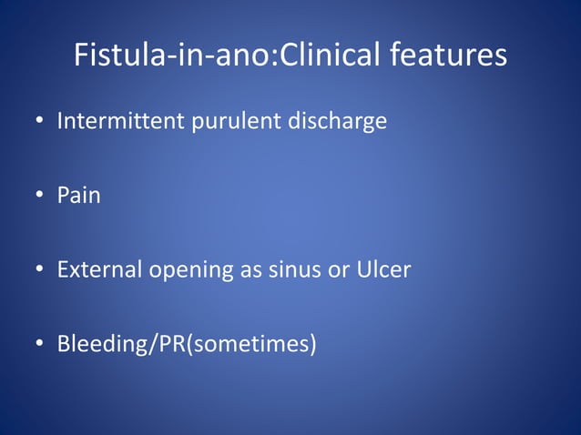 Fissure and fistula | PPTX