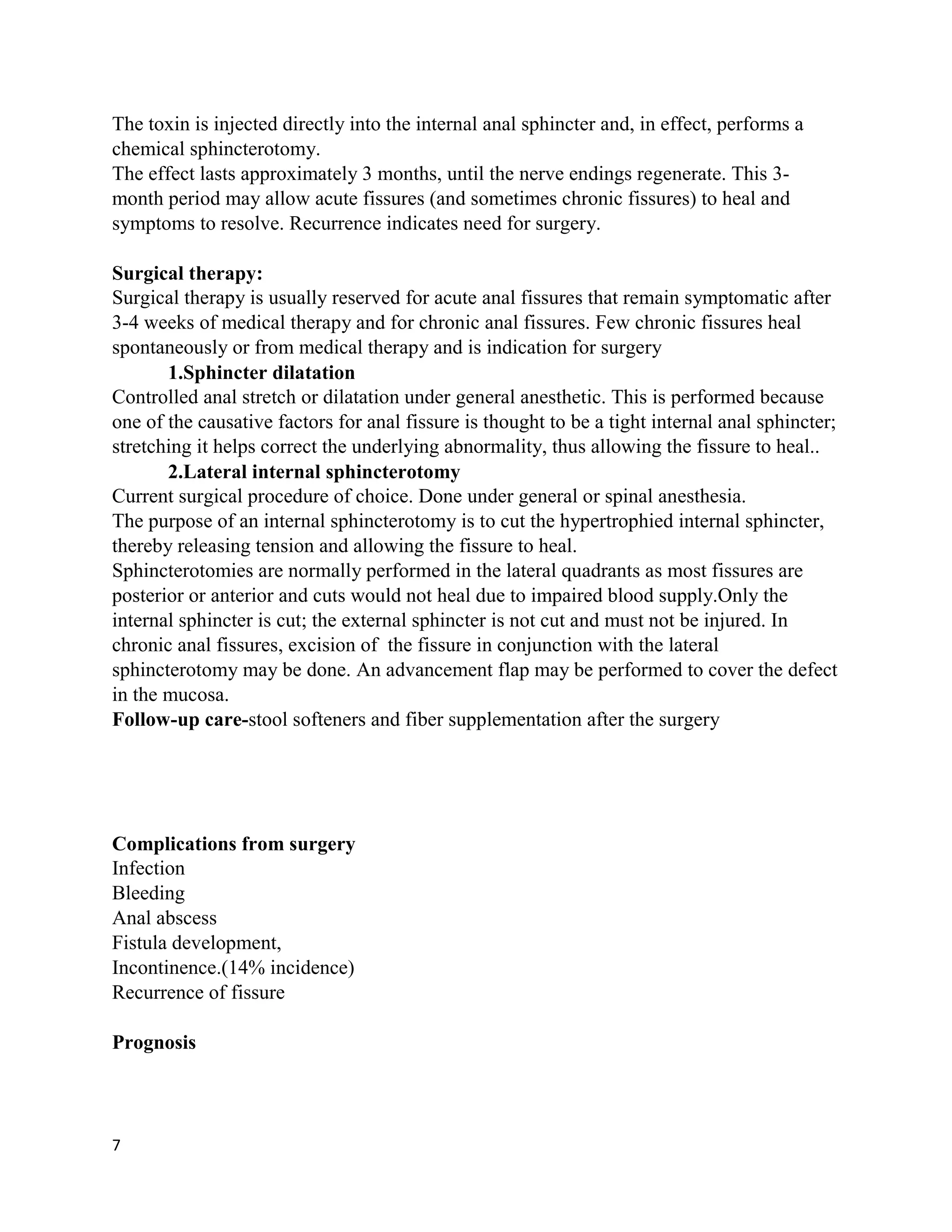 Fissure in ano | PDF