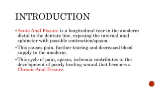 Fissure in ano | PPT