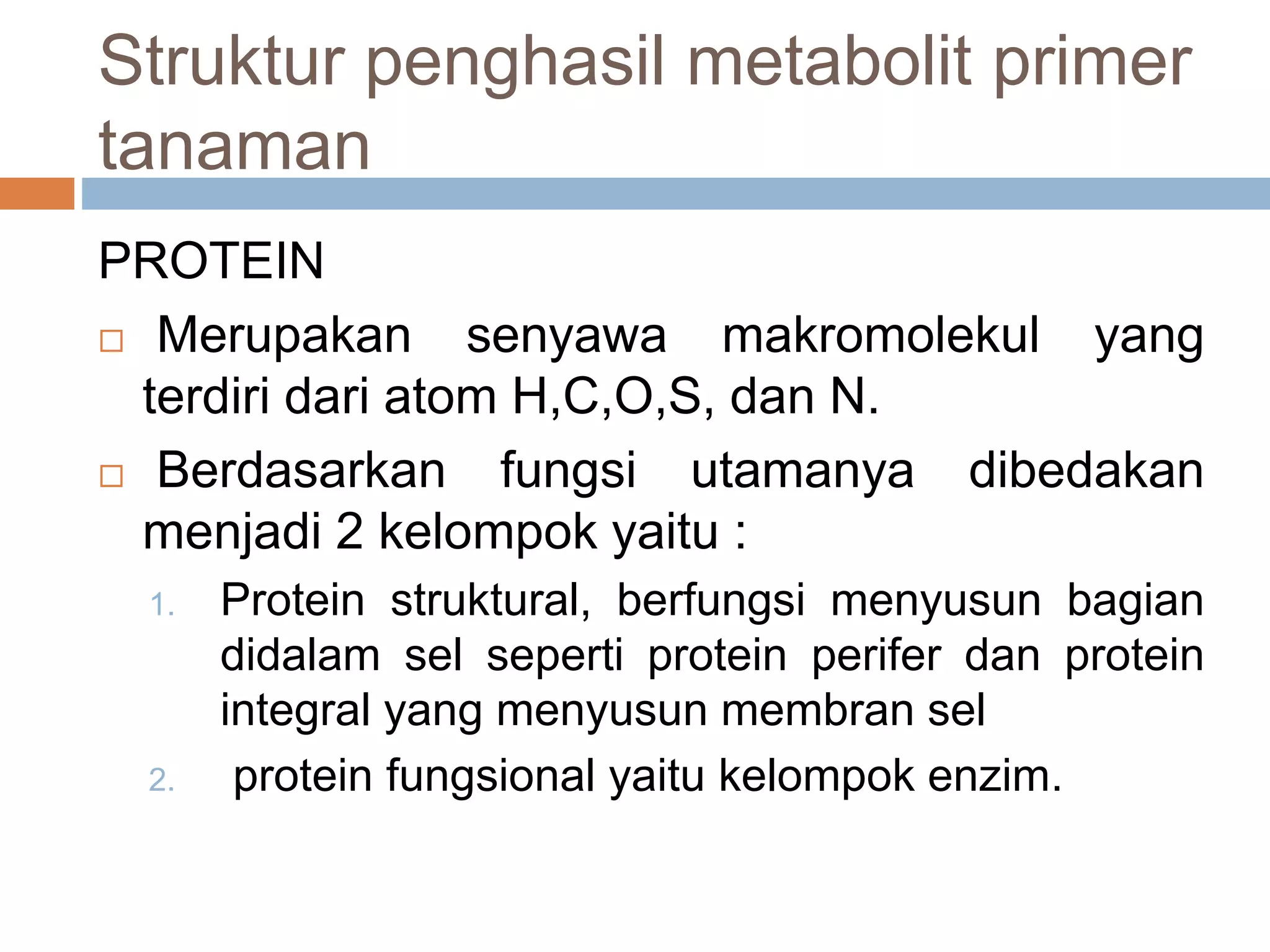 Fistan materi 1 metabolit primer dan sekunder | PPTX