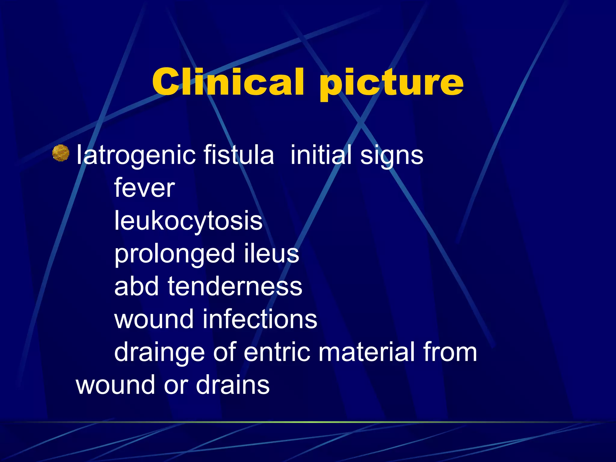 Fistula | PPT