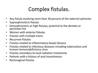 Fistula | PPTX