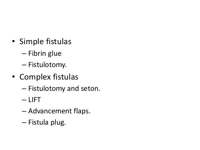 Fistula