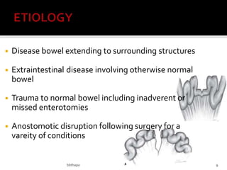 fistula, causes, risks complications.pptx