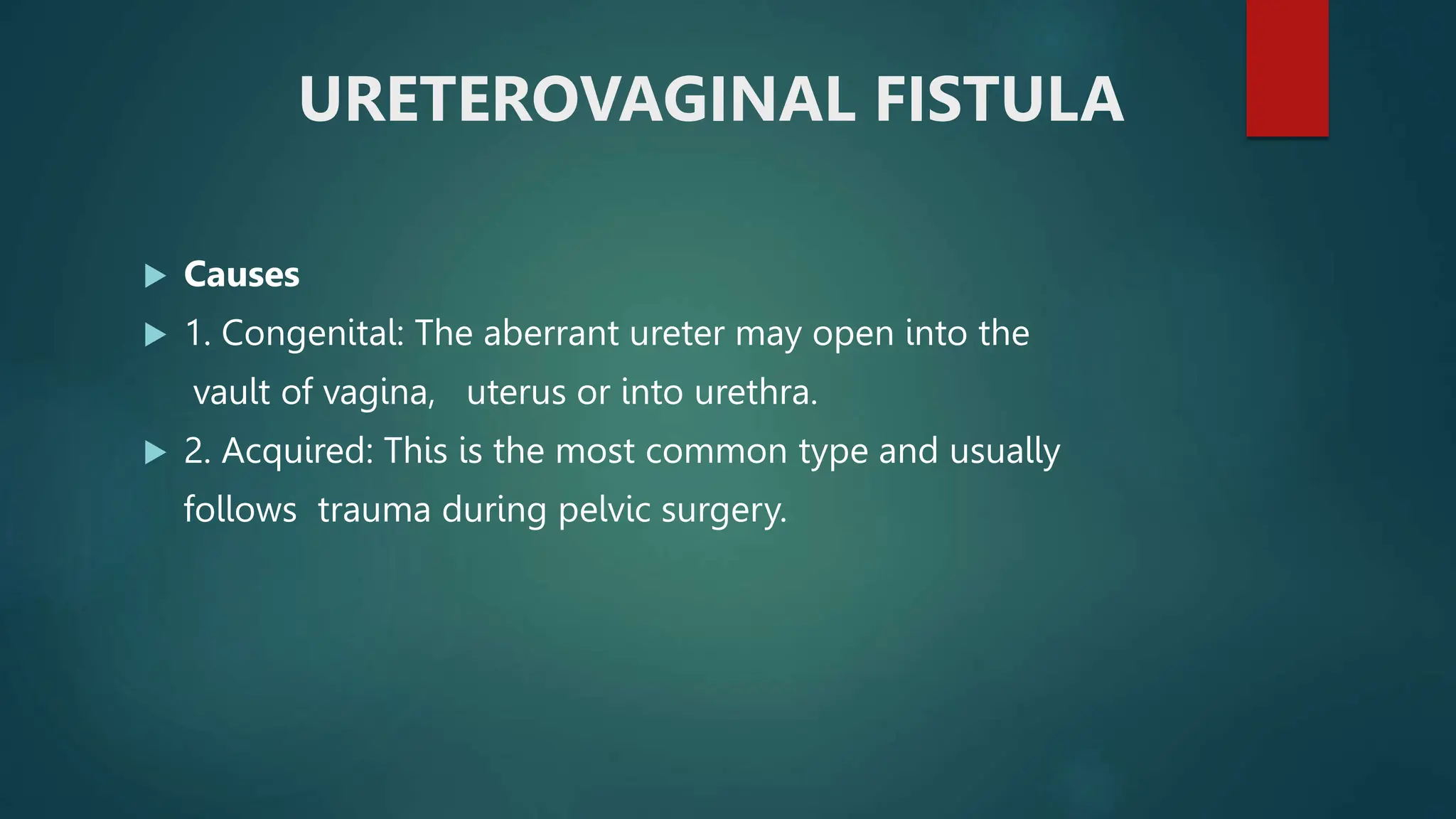 Fistula and various types in obstetrics and gynecological nursingpptx ...