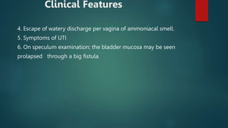 Fistula and various types in obstetrics and gynecological nursingpptx ...