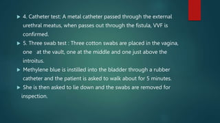 Fistula and various types in obstetrics and gynecological nursingpptx ...