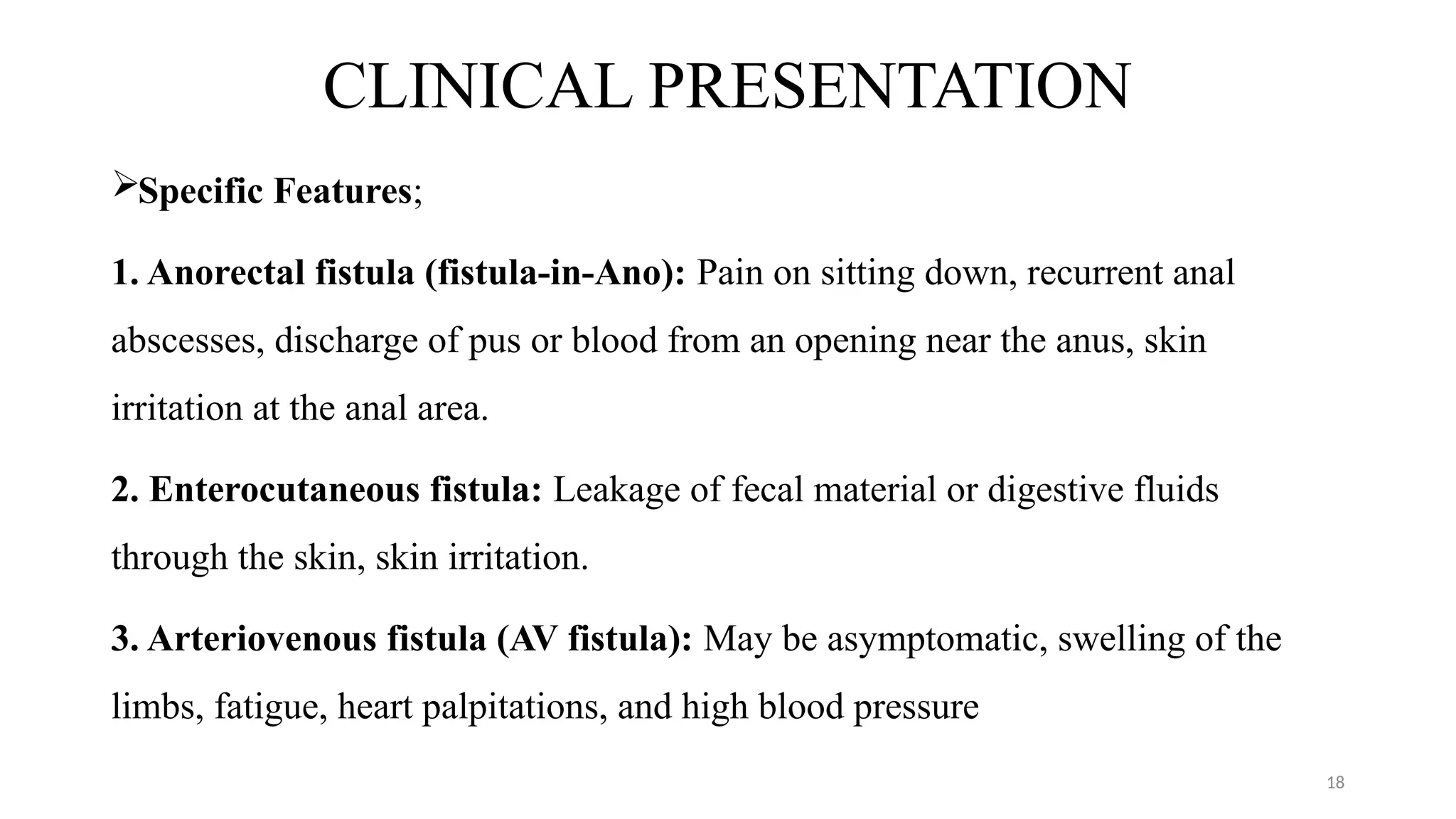 A slide on Fistula and its management.pptx