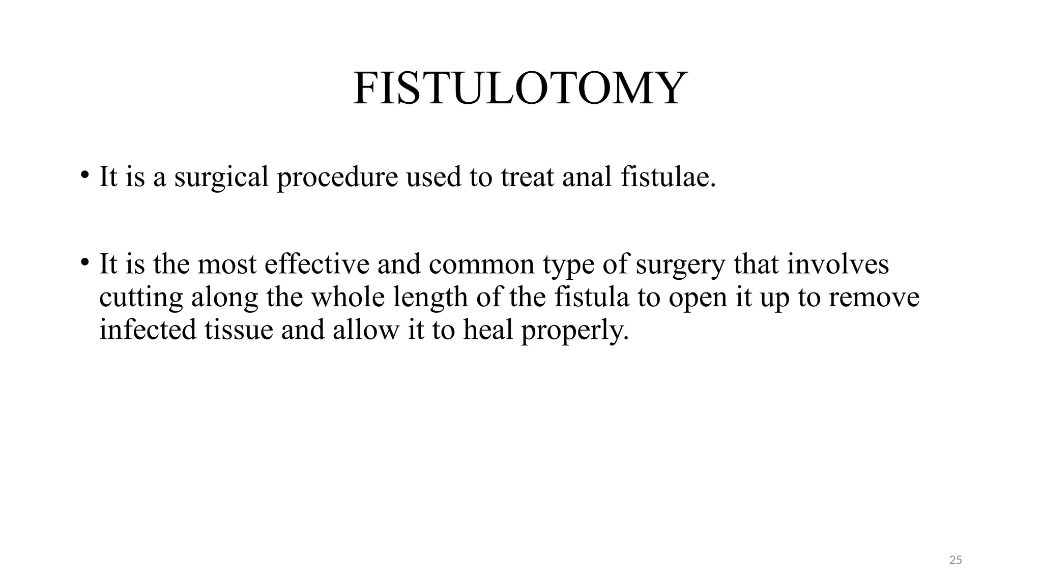 A slide on Fistula and its management.pptx