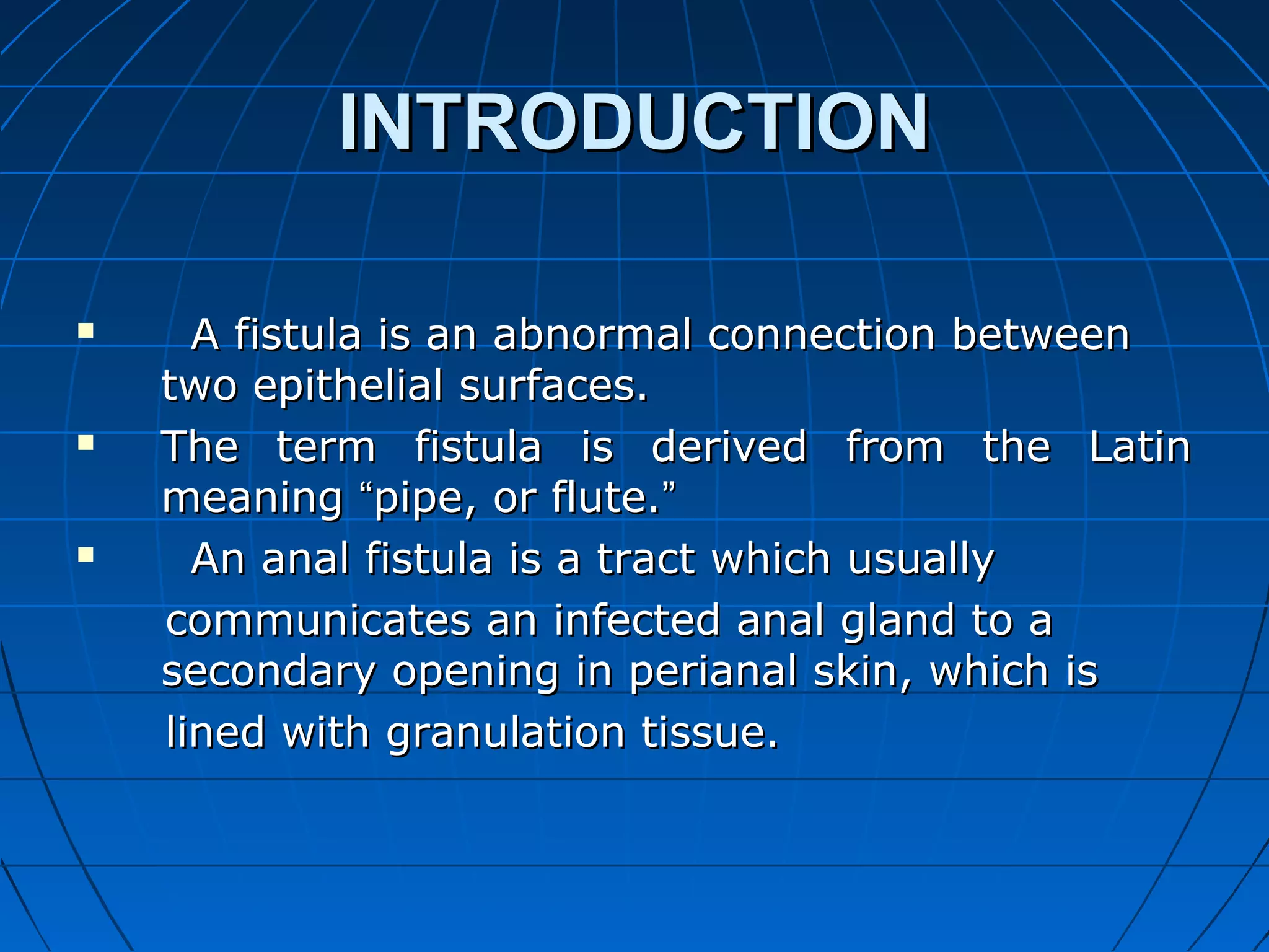 Fistula in-ano | PPT