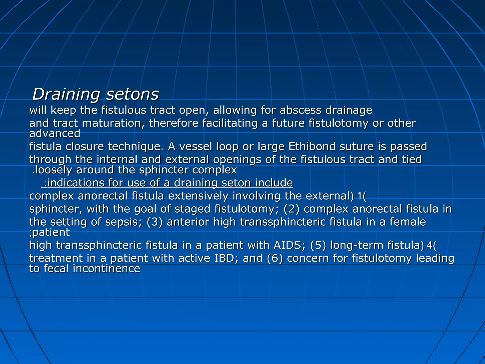 Fistula in-ano | PPT