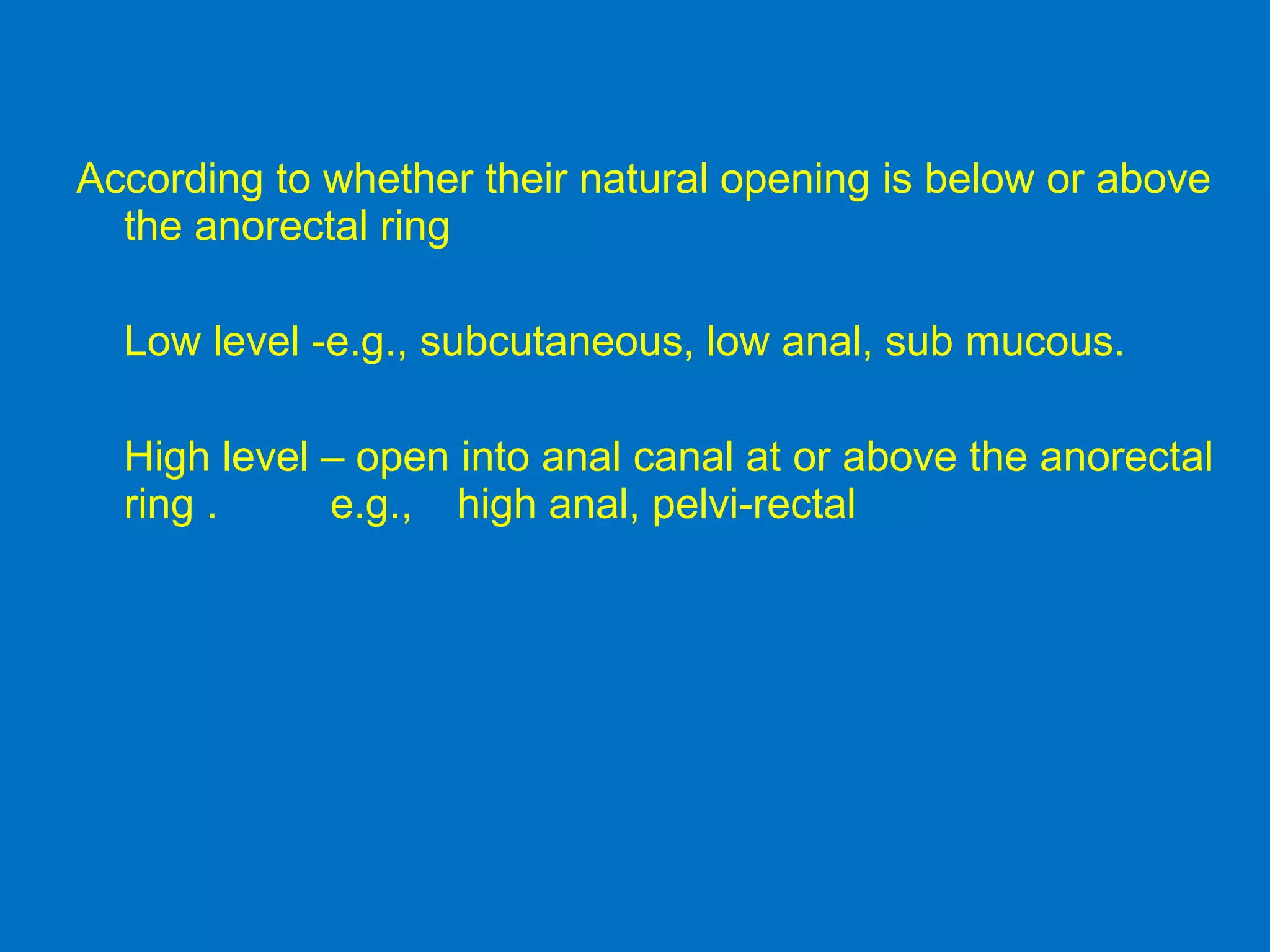 Fistula in-ano | PPT