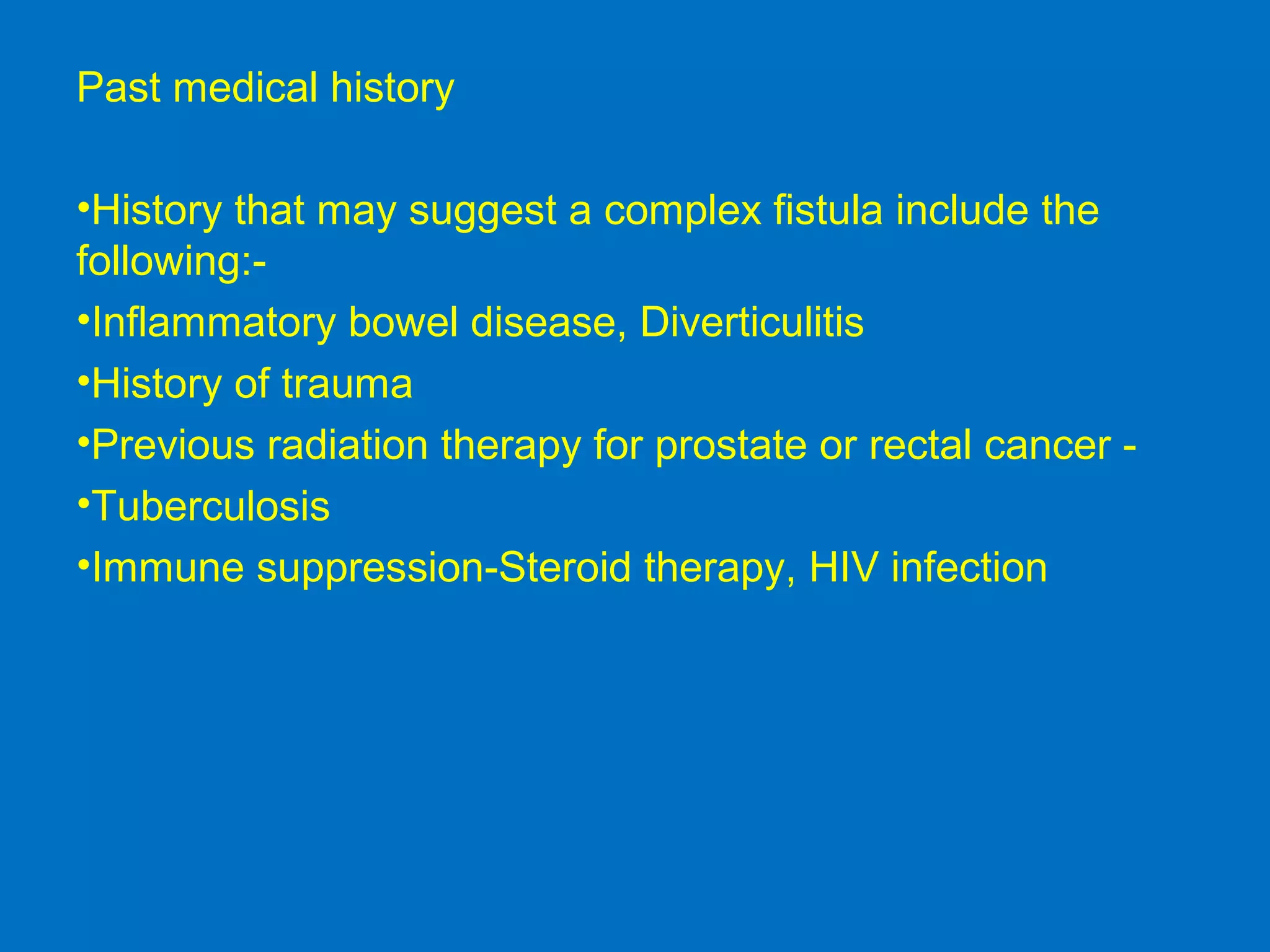 Fistula in-ano | PPT