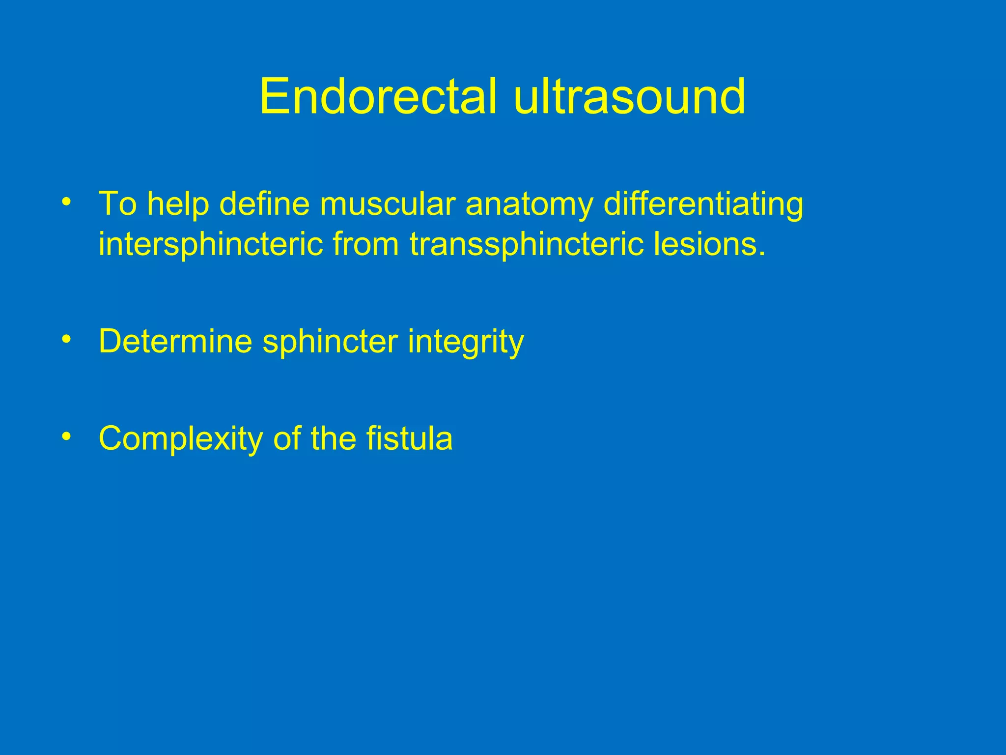 Fistula in-ano | PPT