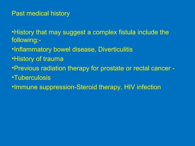 Fistula in-ano | PPT | Digestive Disorders | Diseases and Conditions