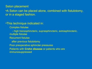 Fistula in-ano | PPT