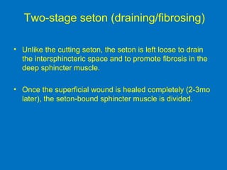 Fistula in-ano | PPT