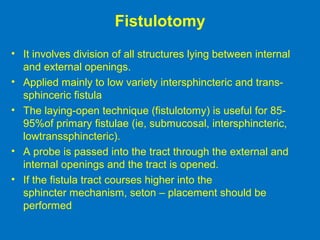 Fistula in-ano | PPT