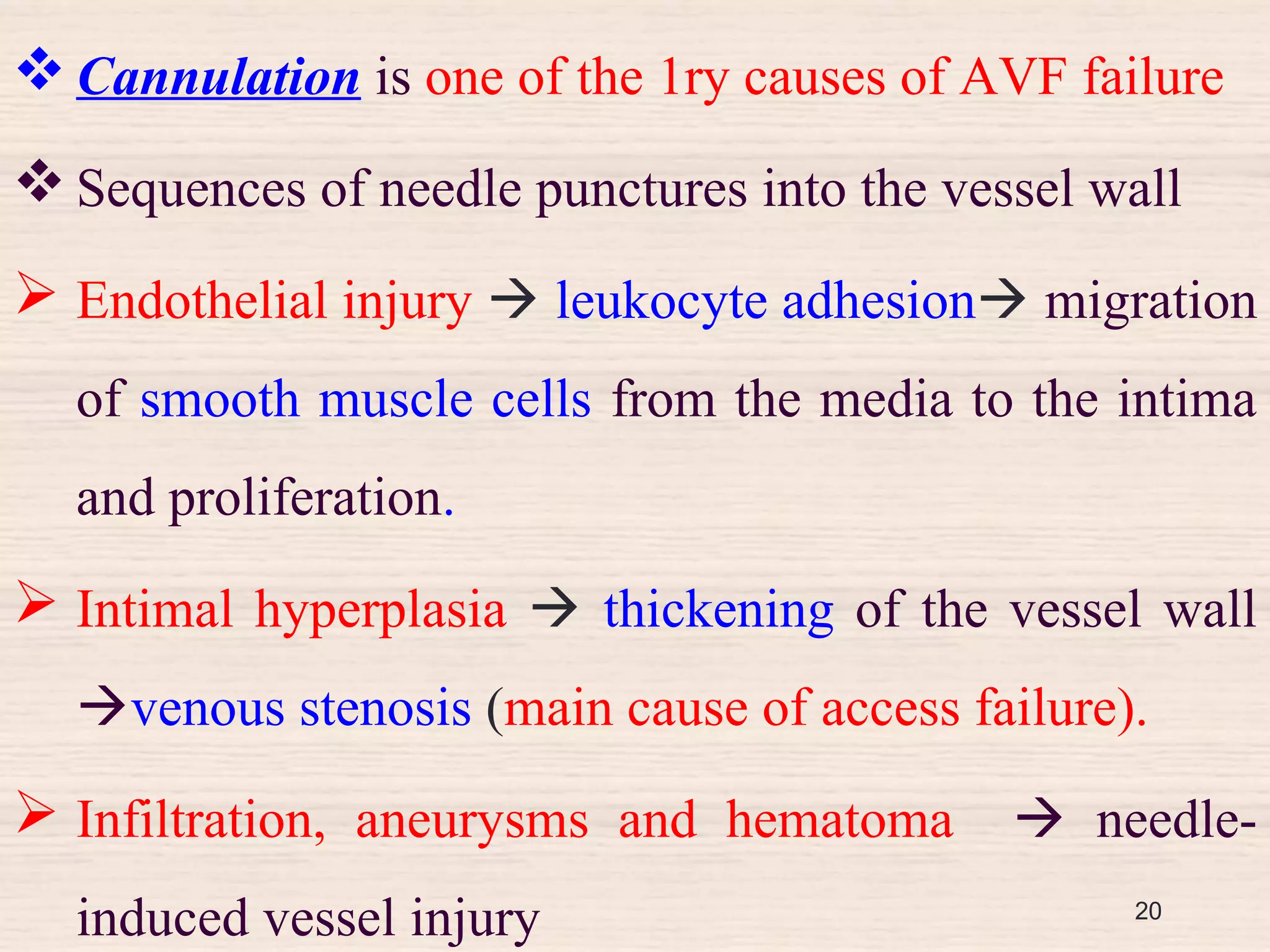 Fistula (Arteriovenous fistula -AVF) | PPT