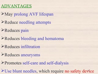 Fistula (Arteriovenous fistula -AVF) | PPT