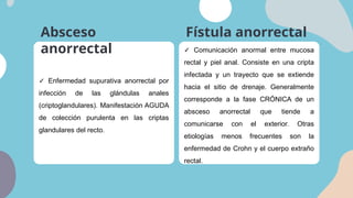 FISTULA ANORECTAL- cirugia- exposición-. | PPTX