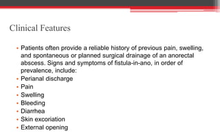 Fistula in ano | PPTX