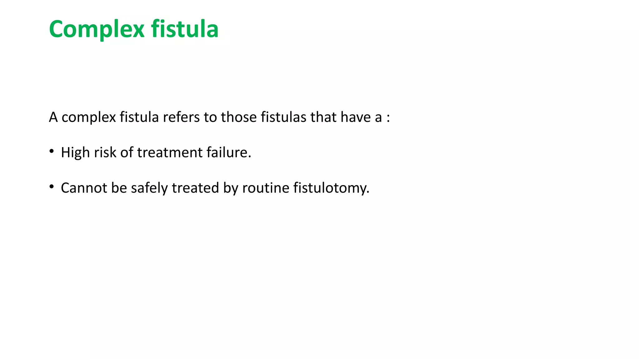 Fistula in ano | PPTX