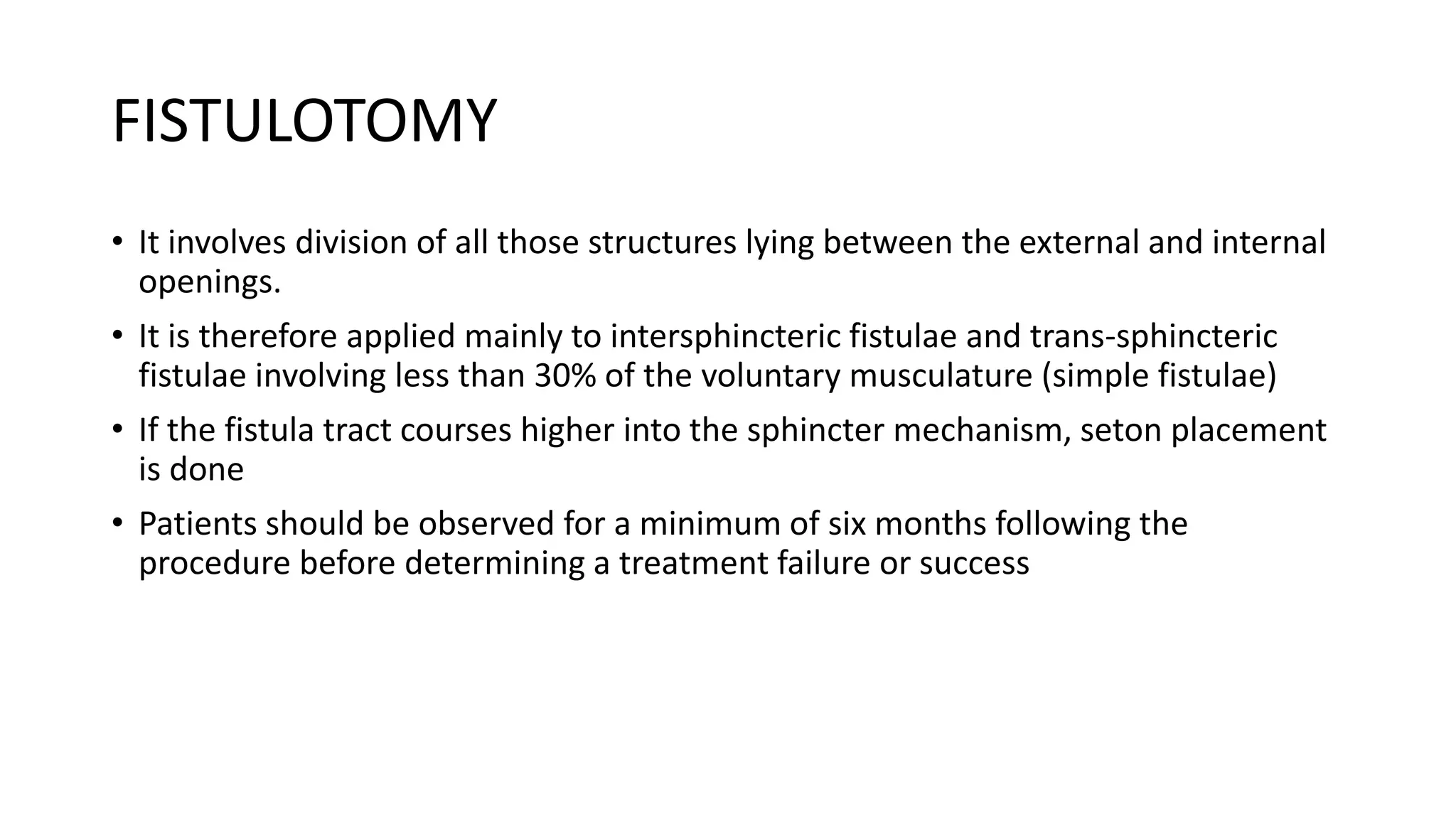 Fistula in ano | PPTX