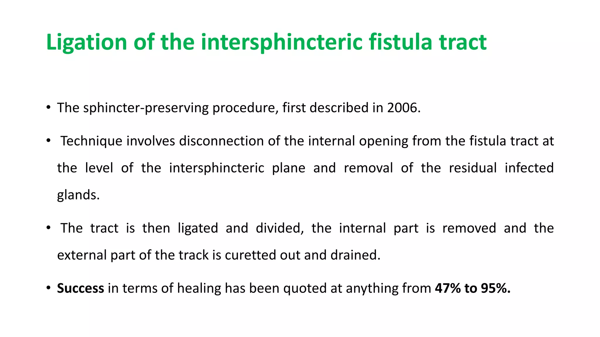 Fistula in ano | PPTX