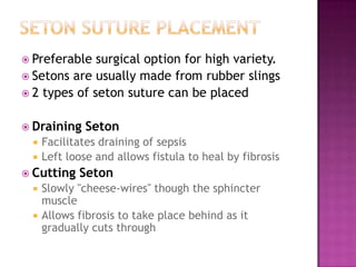 Fistula in ano | PPTX