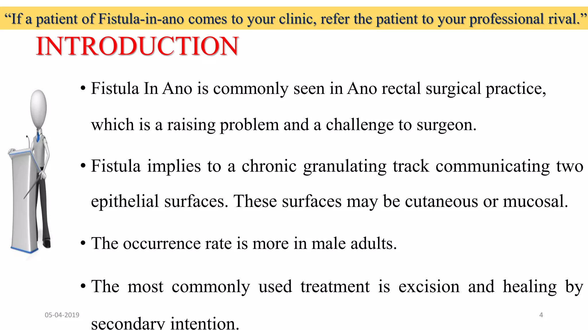 Fistula in ano by Dr.Abhishek S L | PDF